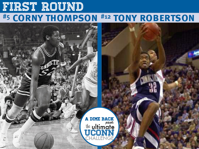 Round 1: #5 Corny Thompson vs. #12 Tony Robertson - A Dime Back